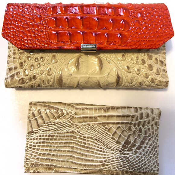 Brahmin | Accessories | Brahmin Vanilla Toucan Checkbook Wallet | Poshmark